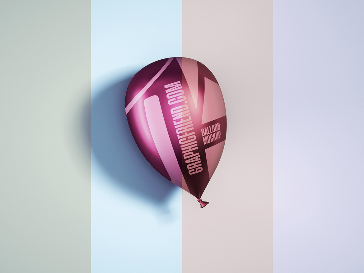 Balloon Mockup • graphicfriend.com