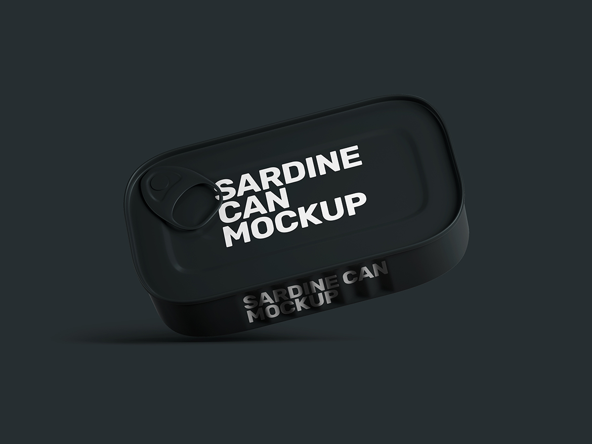 Sardine Can Mockup • graphicfriend.com