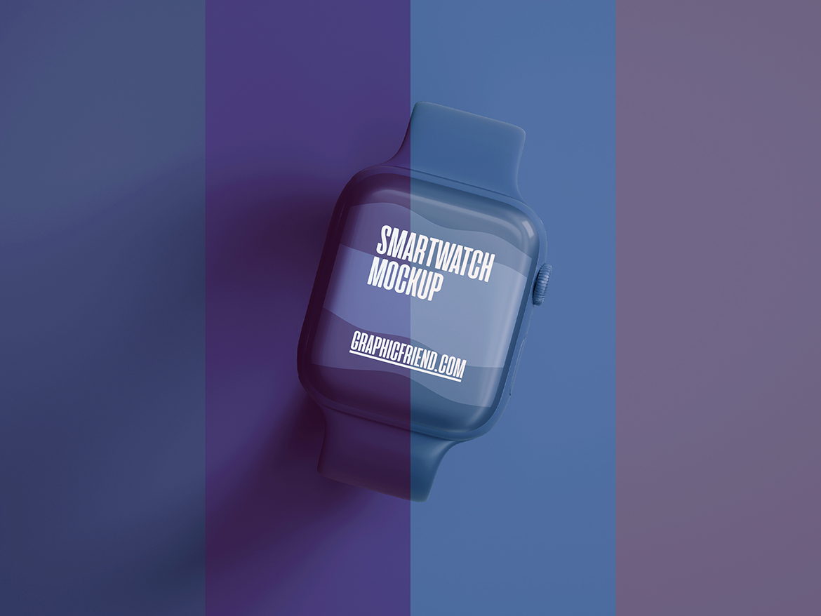 Free Smartwatch Mockup • graphicfriend.com