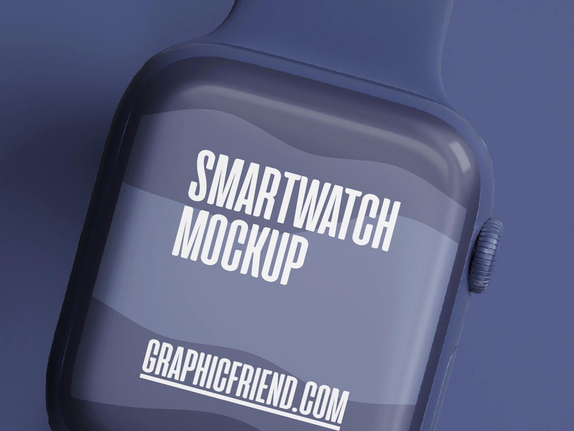 Free Smartwatch Mockup • graphicfriend.com