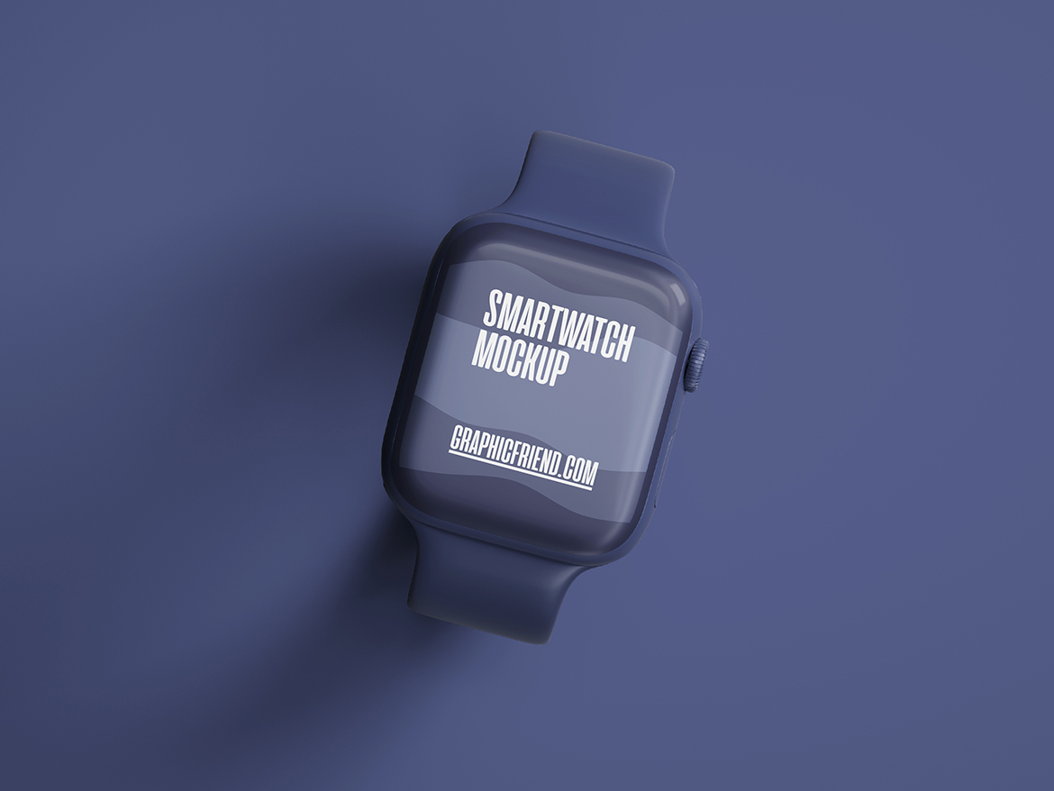 Free Smartwatch Mockup • graphicfriend.com