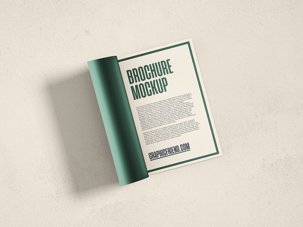 Brochure Mockup • graphicfriend.com