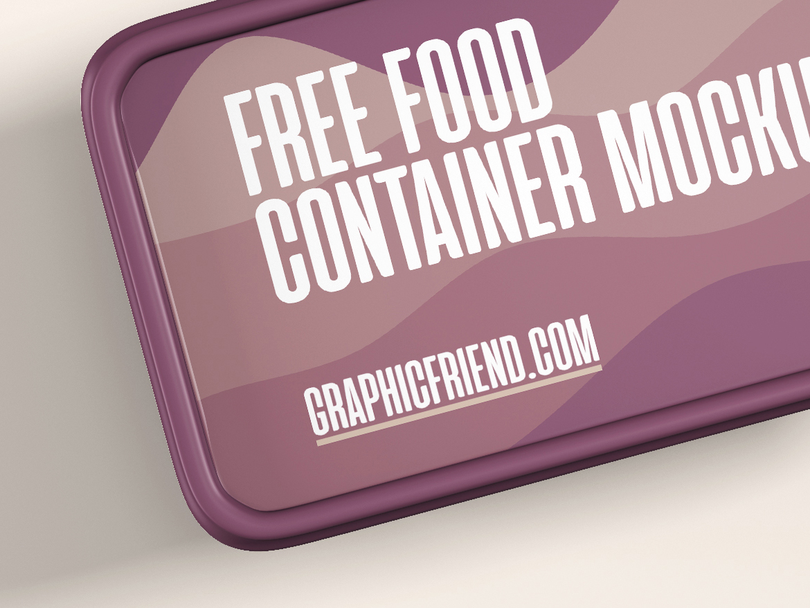 Food Container Mockup • graphicfriend.com
