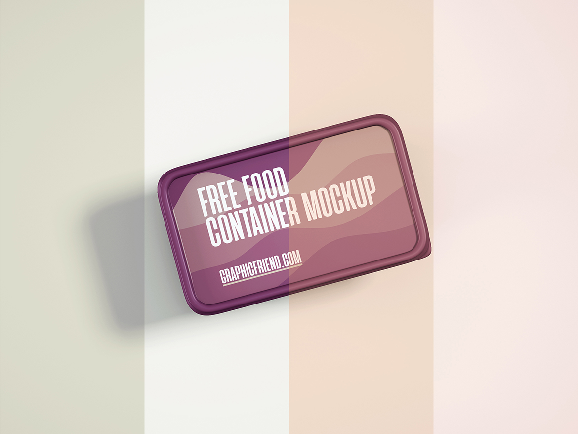 Food Container Mockup • graphicfriend.com